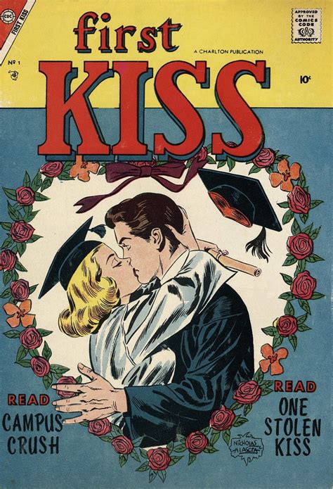 First Kiss Comic Issue Number 1 1957 Romance Comics Romance Covers