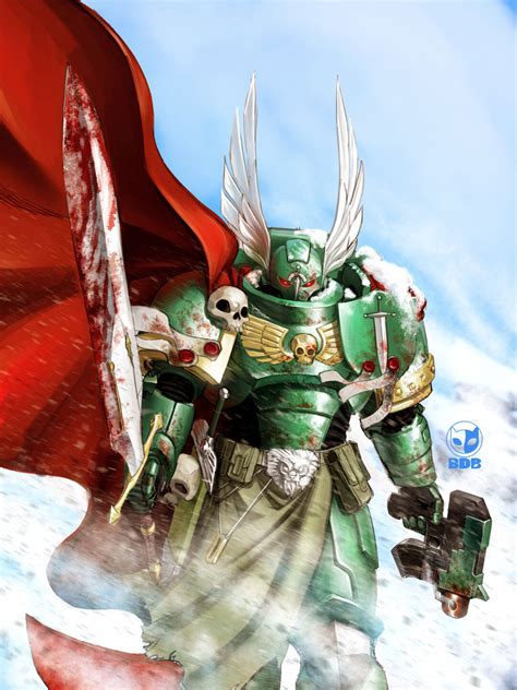 Dark Angels Space Marines Art Brennan Baker Belial Comes Through In