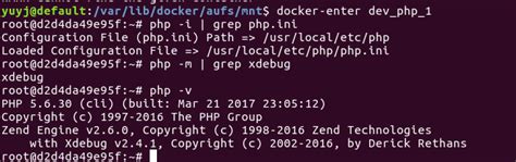 Phpstorm 20171 Remote Php Cli In Docker Configuration I File