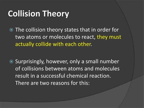 Ppt Collision Theory And Reaction Rates Powerpoint Presentation Free