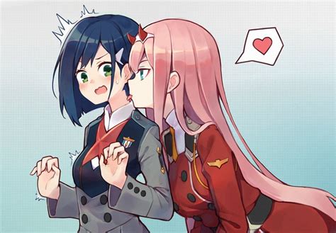 Zero Two And Ichigo Darlinginthefranxx