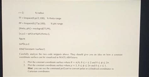 Solved Solve It In Matlab And Attach A Picture Of The Code