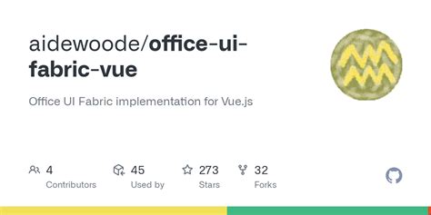 Github Aidewoode Office Ui Fabric Vue Office Ui Fabric Implementation For Vue Js
