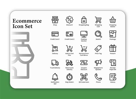 Ecommerce Icon Set 13063777 Vector Art At Vecteezy