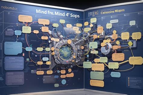 Premium Ai Image Futuristic Classroom Mind Maps Visualizing Complex