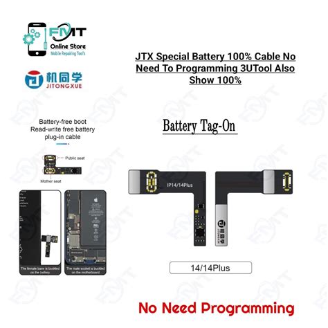 14 Jtx External Battery Health Repair Cable Fmt Online Store