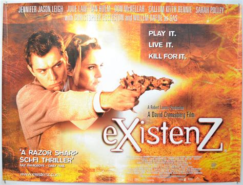 “existenz” Original Quad Poster Film Poster Movie Poster Cinema