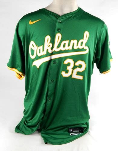 2024 Oakland Athlétisme Yohel Pozo 32 Jeu Émis Kelly Vert Jersey 52 Dp76453 Ebay