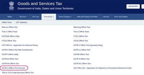 download gstr 4 form offline utility v2 3 in excel format