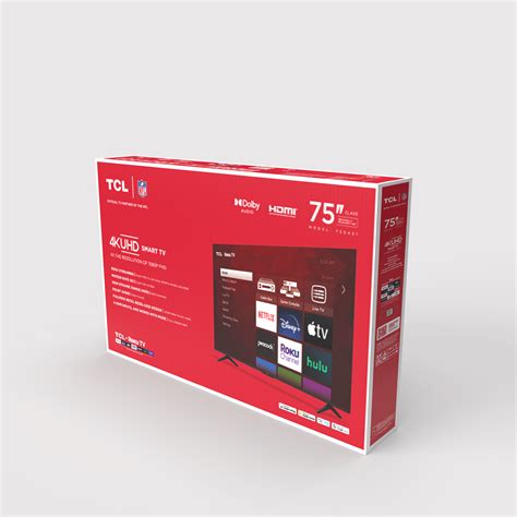 Tcl 75 Class 4 Series 4k Uhd Hdr Smart Roku Tv 75s451
