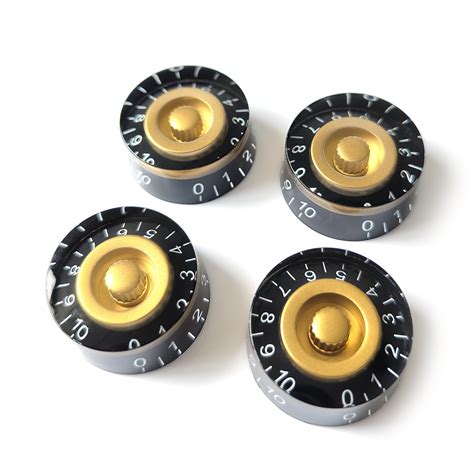 Speed Control Knobs Volume Tone For Gibson And Epiphone Les Paul Black