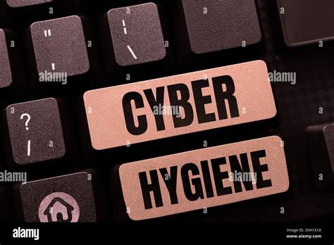 Conceptual Display Cyber Hygiene Concept Meaning Steps That Computer Users Take To Improve
