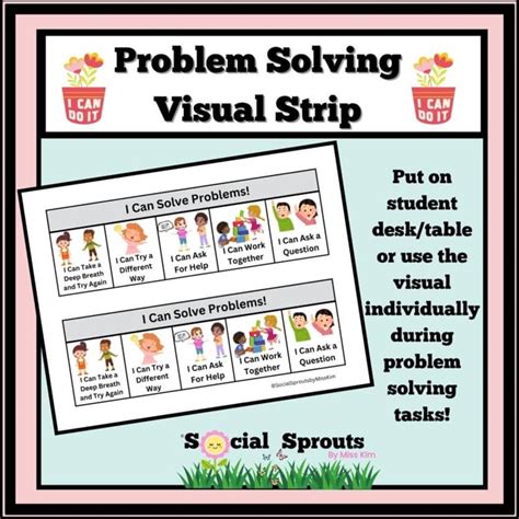 Problem Solving Visual Strip Problem Solving Strategies Encourage