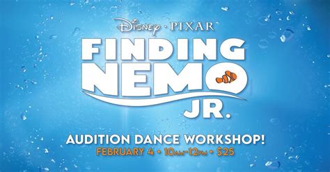 Disneys Finding Nemo Jr Audition Dance Workshop The Pact Theatre Company Mobile 4 February