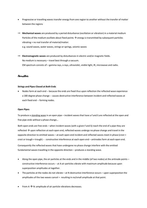 Level 3 Physics Electricity And Waves Physics Level 2 Ncea