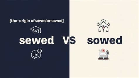 Sewed Or Sowed Which One Is Correct