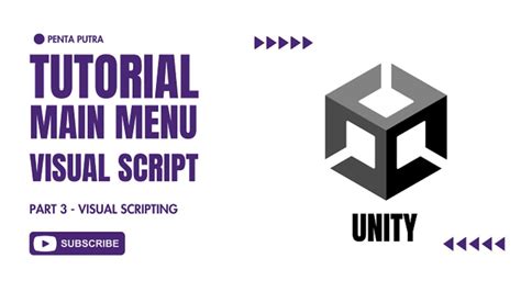 Tutorial Main Menu Unity Part 3 Visual Scripting Youtube