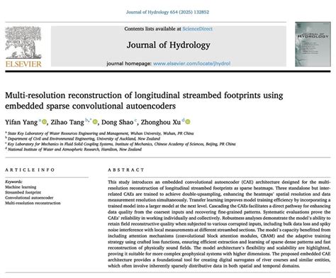 Machinelearning Hydrology Ai Digitaltwinning Deeplearning Geomorphology Yifan Yang