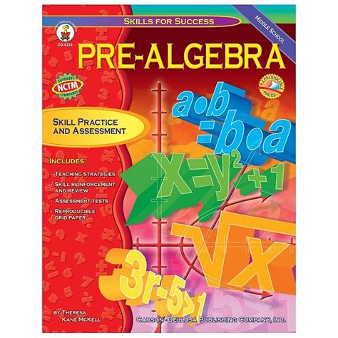 Carson Dellosa Pre Algebra Resource Book Middle School Image 1
