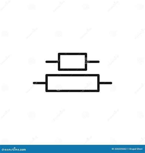 Alignment Logo Sign Vector Outline 326035663