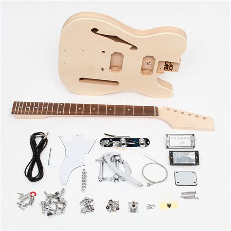 Diy Electric Thinline Tele Guitar Kit Blackbeards Den Blackbeard