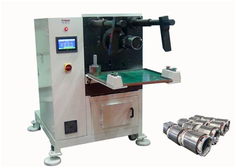 Motor Stator Coil Servo Winding Inserting Machine With Wedge