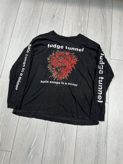 Band Tees × Streetwear × Vintage Vintage Fudge Tunnel ‘hate Songs In E