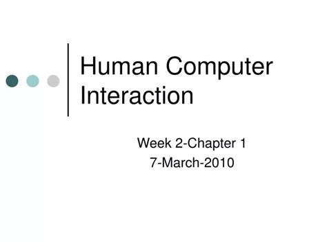 PPT Human Computer Interaction PowerPoint Presentation Free Download ID