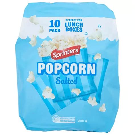 Salted Popcorn Multipack 10 Pack 200g