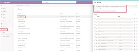Powerapps Dataverse Global Choice Vs Local Choice Field