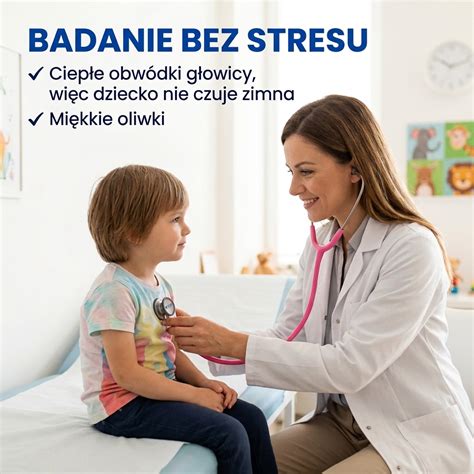 Stetoskop Pediatryczny Oromed Oro Sf 503 RÓŻowy Sprzęt Medyczny Stetoskopy