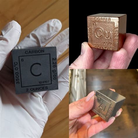 Metal Periodic Element Cubes Shut Up And Take My Money