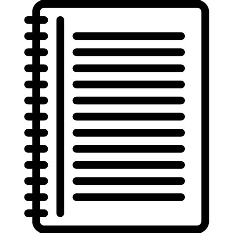 Notebook Vector SVG Icon SVG Repo