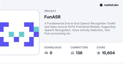 Funasr Ecosystem Directory Market Dev