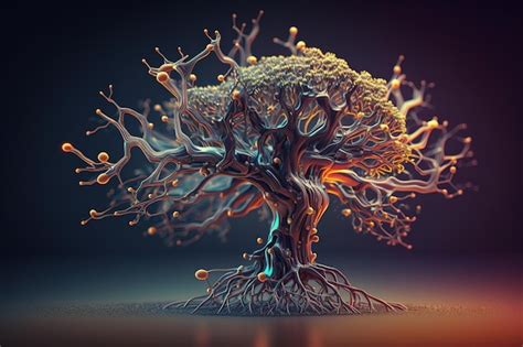 Premium Photo Artificial Intelligence Concept Of Digital Networks Development Of Science