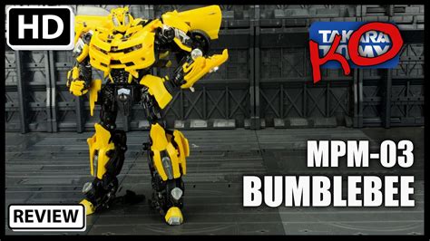 Ko Transformers Masterpiece Movie Series Mpm 03 Bumblebee Youtube