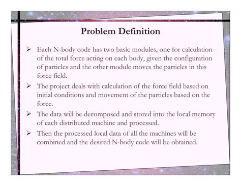 Writing Distributed N Body Code Using Distributed Fft 1 Ppt