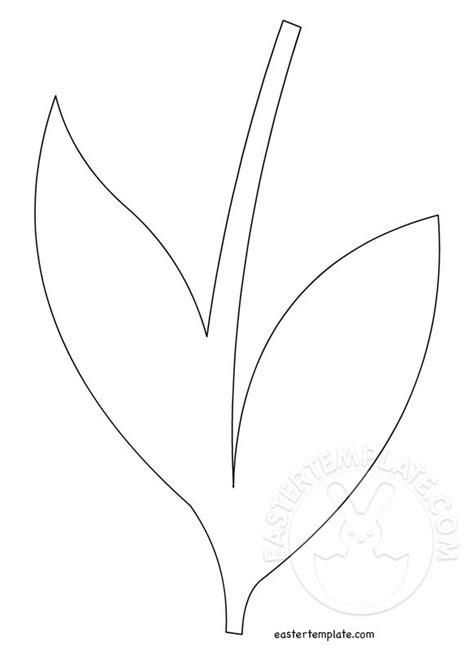 Flower Stem Template Printable Best Flower Site