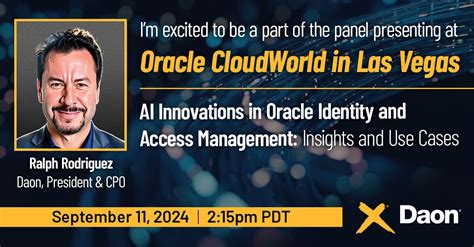 Oraclecloudworld Ai Oracle Daon