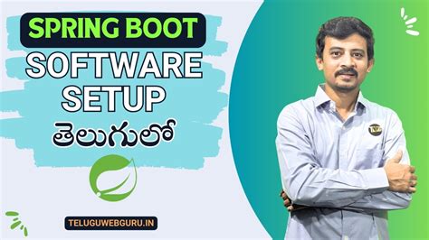 Software Setup For Spring Boot Projects Telugu Web Guru Youtube