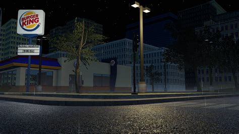 Burger King At Night By Fazbeargamer01 On Deviantart