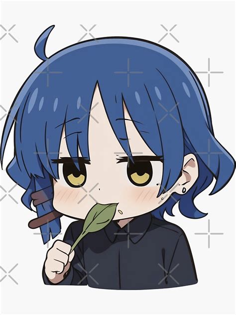 Chibi Ryo Yamada Bocchi The Rock Sticker For Sale By Joze26 Redbubble