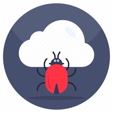Cloud Bug Cloud Virus Cloud Malware Cloud Technology Infected Cloud Icon Download On