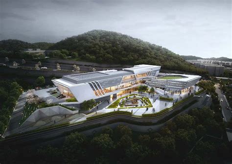 Mindscaper 병원 건축물 정면 건축 미래지향적 건축물