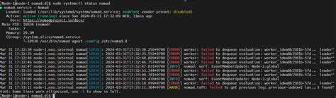 Error Worker Failed To Dequeue Evaluation Nomad Hashicorp Discuss