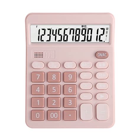 Jwshufel Handheld Desk Calculator With 12 Digit Large Lcd Display And