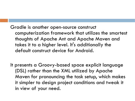 Ppt Gradle Java Development Tool Powerpoint Presentation Free Download Id11505218