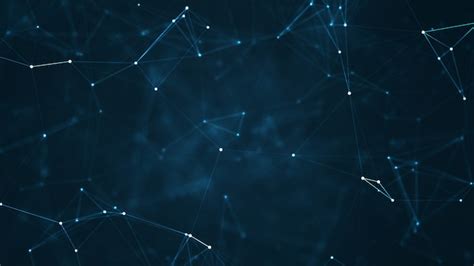 Premium Photo Abstract Plexus Blue Geometrical Shapes Connection And