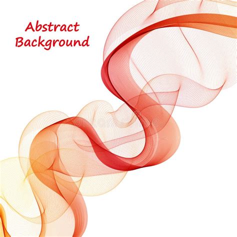 Orange Abstract Wave Colorful Background Curve Line Presentation