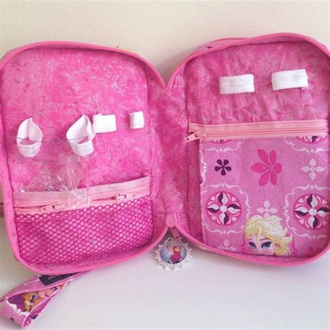 frozen sparkly omnipod case interior omnipod case omnipod handmade bags
